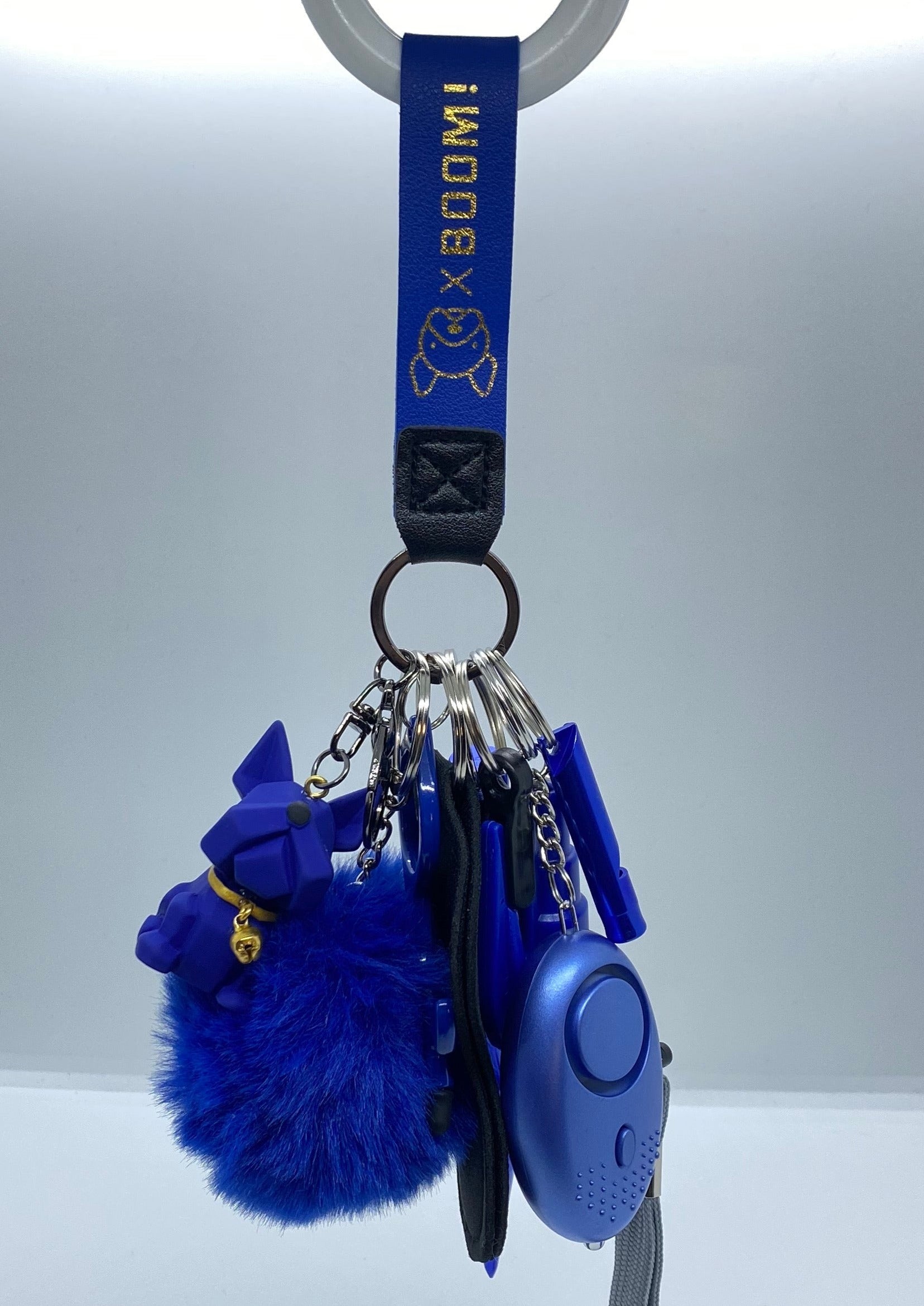 Royal Blue BOOM Bulldog SafetyKey – SafetyKeys Toronto