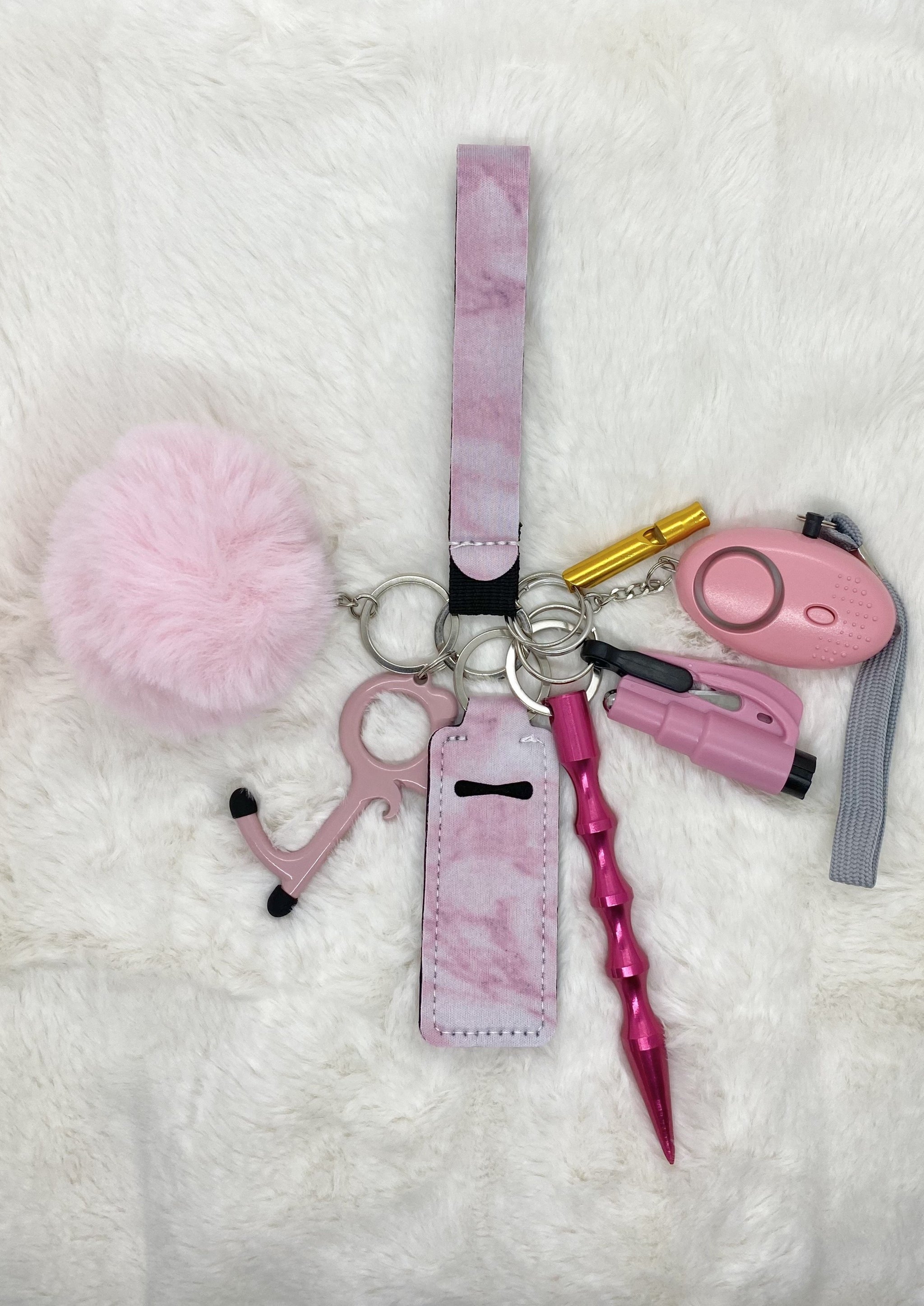 Pink Marble SafetyKey – SafetyKeys Toronto